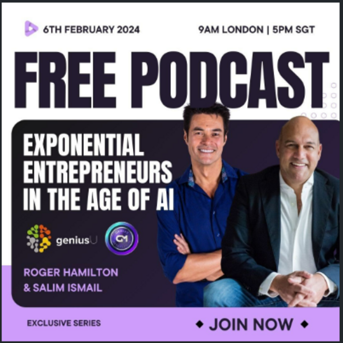 Genius Metaversity Podcast Series 2024 on GeniusU
