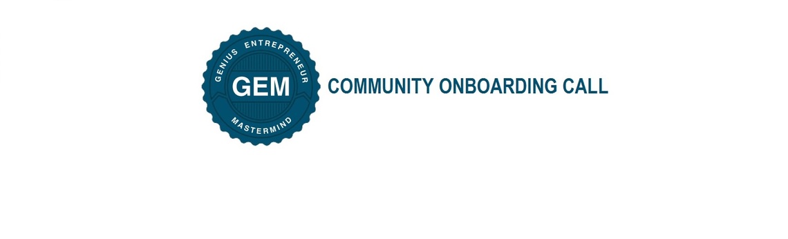 GEM Community Onboarding Call on GeniusU